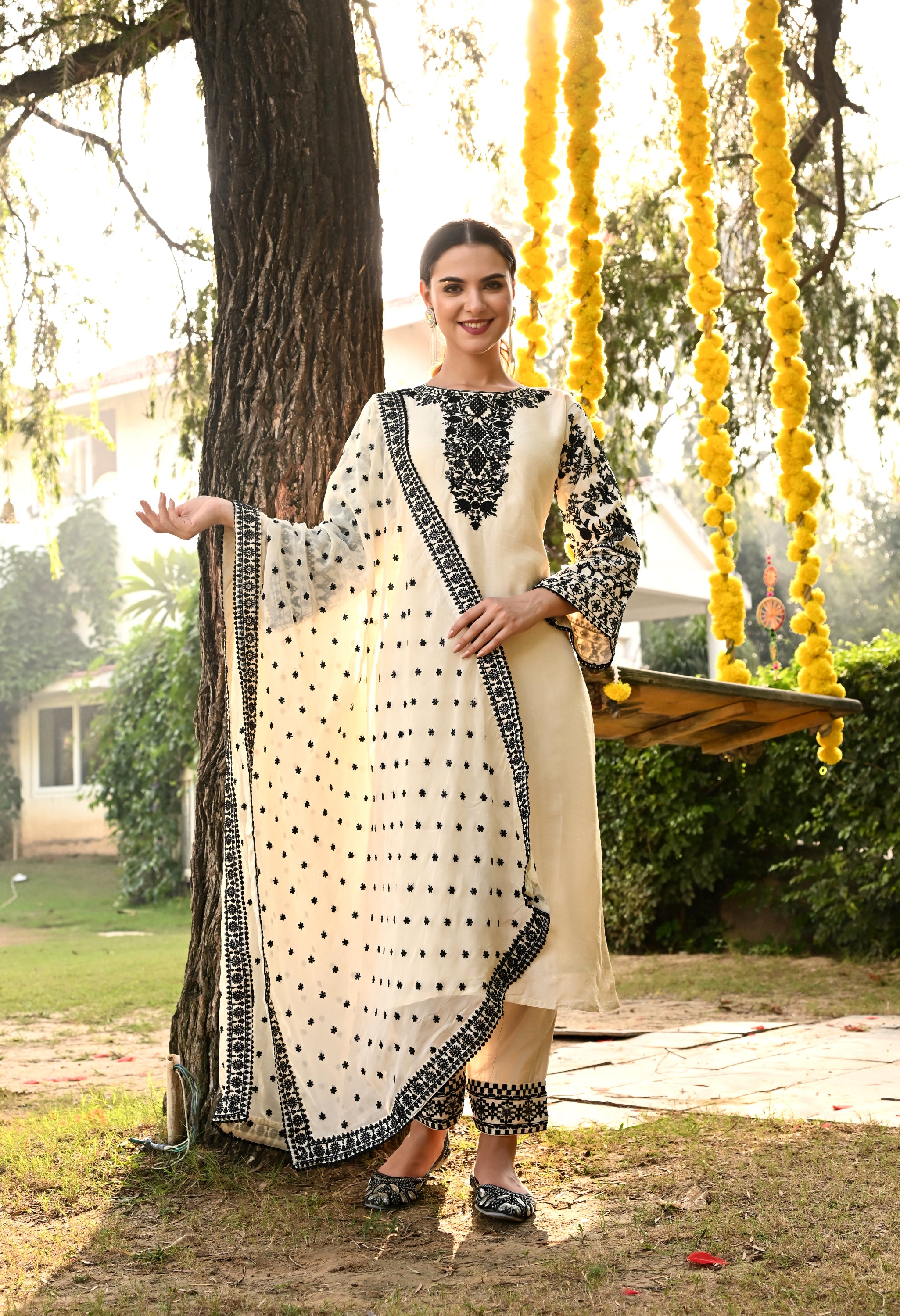 Pakistani Silk Suit with Sequin – Faeezah